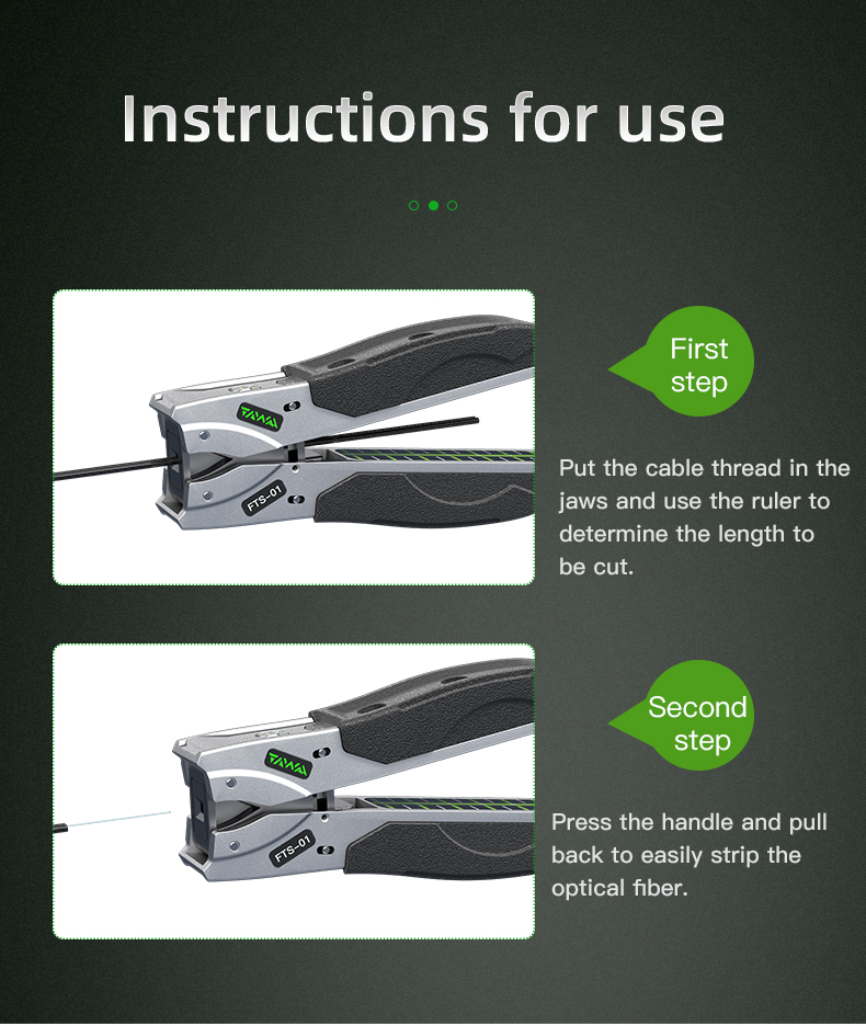 FTS-01 Fiber Optic flat cable Stripper